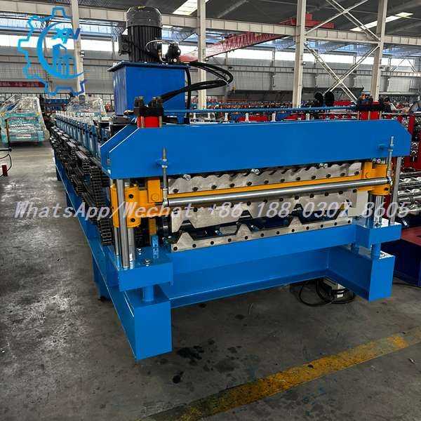 Roof Sheet Making Machine Price | Double Layer Roll Forming Machine for ...
